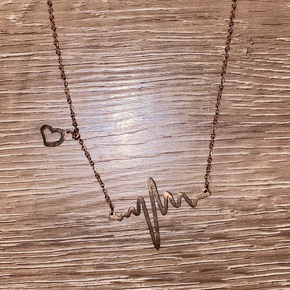 Jewelry | Rose Gold Pulse Necklace | Poshmark
